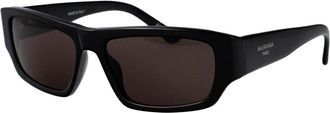 Balenciaga Rechteckige Sonnenbrille - - Accessories - Herren - Schwarzk - 58 MM