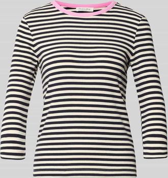 Christian Berg T-Shirt mit Streifenmuster und 3/4-Arm