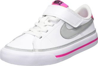 Nike Court Legacy, Tennisschuh, Weiß (Light Smoke Grey-Pink Prime), 38 EU