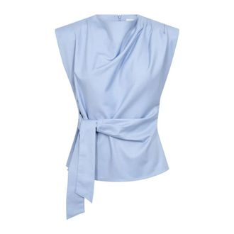 Co'Couture Femme, Tops, Bleu, Taille: 40 FR Hauts sans manches