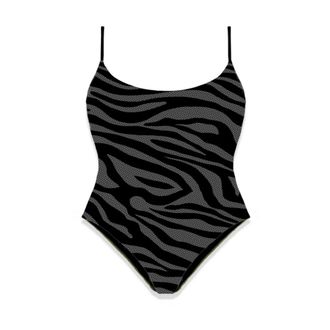 MC2 Saint Barth Stylischer Einteiliger Badeanzug mit D&uuml;nnen Tr&auml;gern - - Swimwear - Damen - Mehrfarbig - S