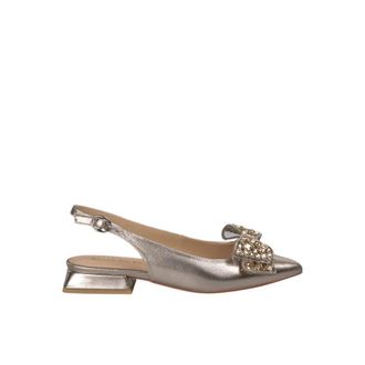 Alma En Pena Flacher Schuh mit Schleife - - Shoes - Damen - Gelb - 38 EU