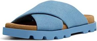 Camper Femme Brutus Sandal K201322 Plates, Bleu Moyen 009, 37 EU