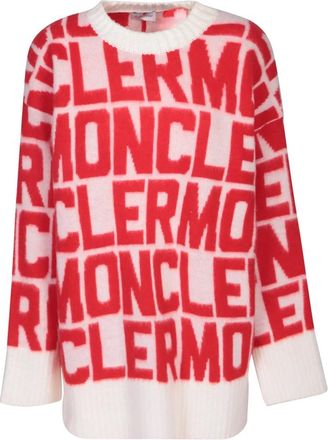 Moncler Femme, Pulls, Rouge, Taille: 34 FR Pull en Laine