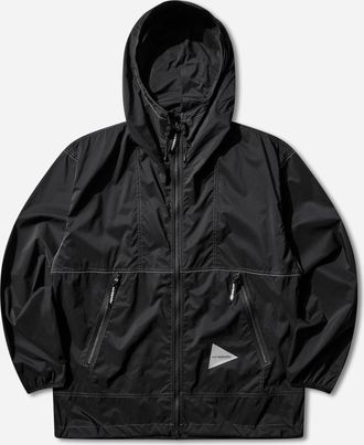 And Wander Men s PERTEX Wind Jacket Black