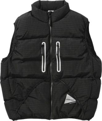 And Wander gilet à carreaux vichy - Gris