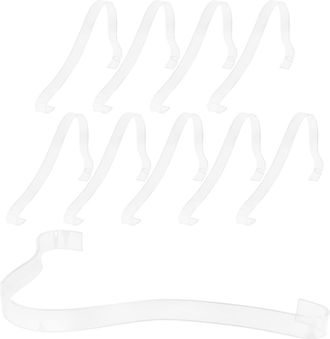 DOITOOL 10 St&uuml;ck Transparente High Heels Pr&auml;sentationsst&auml;nder mit Fu&szlig;gew&ouml;lbe Absatzst&uuml;tzen Sandalenhalter Schuhregal f&uuml;r Ladendisplay und Schaufenster