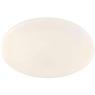 Globo Lighting 34173RGBSH plafonnier led rond classique sajama i, blanc, avec syst&egrave;me tuya, 30W, 230V, 2430LM, cct 3000-6000K