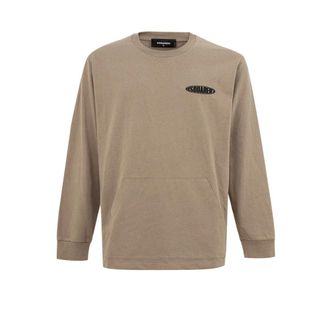 Dsquared2 Langarm-T-Shirt - - Sweatshirts & Hoodies - Herren - Braun - M