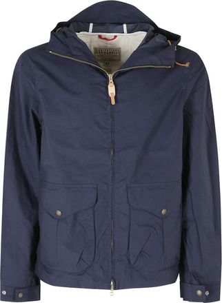 Manifattura Ceccarelli Homme, Vestes, Bleu, Taille: 2XS Manteau Blazer &agrave; Capuche