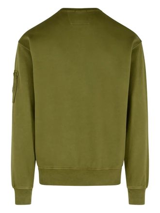C.P. Company sweat côtelé à col rond - Vert
