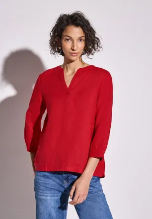 Street One Klassische Bluse mit 3/4 &Auml;rmeln