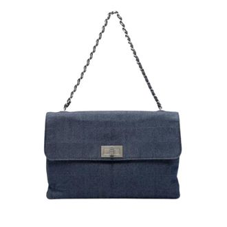 Chanel Pre-owned Mademoiselle Umh&auml;ngetasche - - Pre-owned - Damen - Blau - ONE SIZE