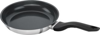 J.A. Henckels International by ZWILLING Stream Bratpfanne 24 cm mit Antihaft-Keramik-Beschichtung, Induktionsgeeignet, Schwarz