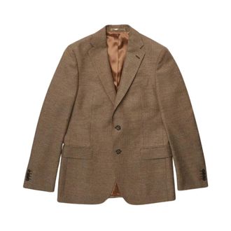 Brooks Brothers Herringbone Muster Sport Jackett - - Jackets - Herren - Braun - M