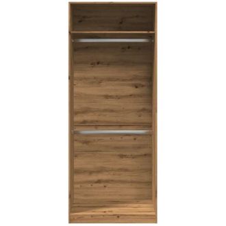 vidaXL Kleiderschrank Artisan-Eiche 80x50x200 cm Holzwerkstoff - Vidaxl