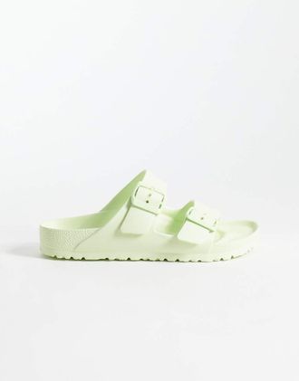 Birkenstock Arizona - Sandales en EVA - Citron vert d&eacute;lav&eacute;-Jaune