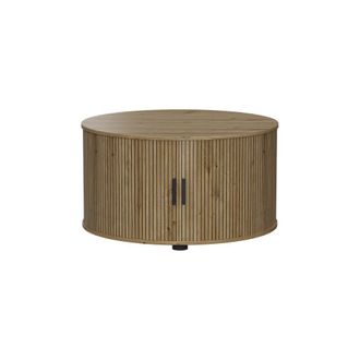 Vicco Couchtisch Selva, Eiche, 80 x 80 cm mit Schiebt&uuml;r