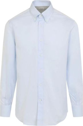 Brunello Cucinelli Chemise classique - Homme - Chemises - Bleu - Taille: XL