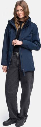 Marikoo Outdoorjacke Minaa Sportliche Outdoorjacke mit Kapuze und hochschlie&szlig;enden Kragen