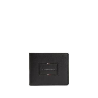 Tommy Hilfiger Portefeuille textur&eacute; &agrave; rabat en cuir