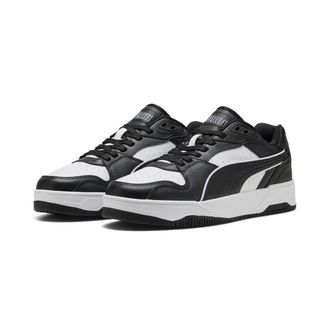 Puma RBD Break Low Unisex-Sneaker, Wei&szlig;, Schwarz, Schwarz, 10.5 UK