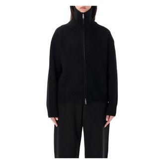 STUDIO NICHOLSON Sandos Zip Cardigan - - Knitwear - Damen - Schwarzk - S