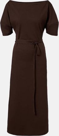 Christophe Lemaire Robe midi en coton et lin