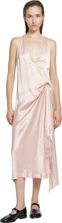 Maison Margiela Silk Slip Midi Dress