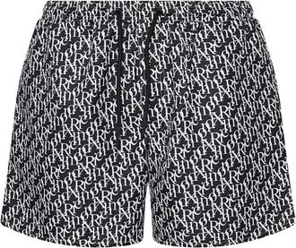 John Richmond Homme, Maillots de bain, Noir, Taille: L Maillot de bain enti&egrave;rement monogramm&eacute;