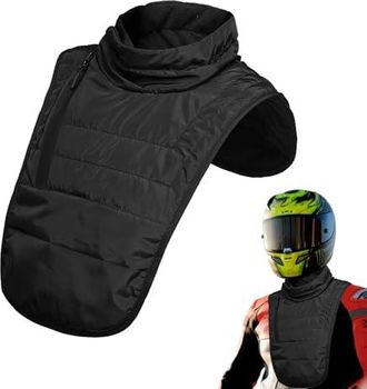Generic Chauffe-cou et poitrine - Housse de visage de moto coupe-vent, &eacute;charpe de cou dhiver, emballage de roue chaude | &Eacute;quipement de protection r&eacute;sistant au