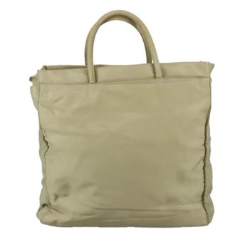 Prada Pre-owned Nylon totes - - Pre-owned - Damen - Beige - ONE SIZE