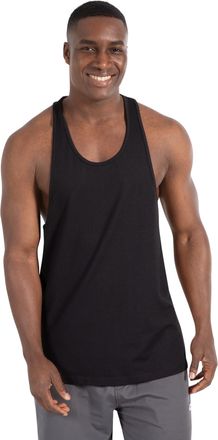 Smilodox Herren Tank Top Stringer Florian, Regular Fit, ärmelloses Workout-Shirt für Gym, Fitness & Bodybuilding, Größe:M, Color:Schwarz