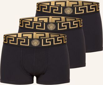 Versace 3er-Pack Boxershorts schwarz