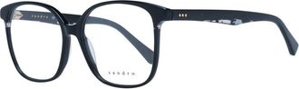 Sandro Femme, Accessoires, Noir, Taille: ONE Size Montures Optiques Noires pour Femmes Style Carr&eacute;