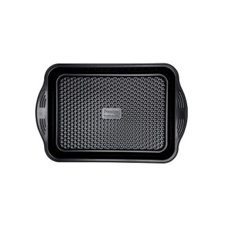 Prestige Aerolift Backofen-Tablett aus Carbonstahl, Gro&szlig;, Schwarz