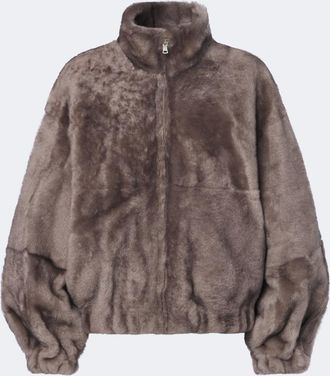 Nour Hammour Jacke Cortina aus Shearling