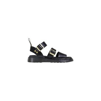 Dr. Martens Leather Open Toe Buckle Sandalen - - Shoes - Damen - Schwarzk - 40 EU