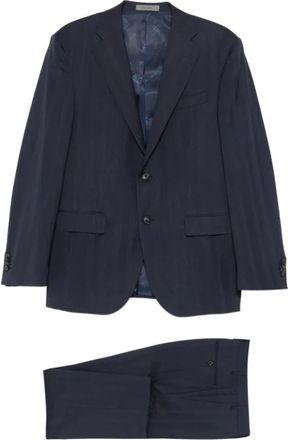 Corneliani Homme, Costumes, Bleu, Taille: L Costume en laine