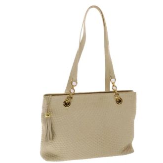 Bally Pre-owned Leder Schultertasche - - Pre-owned - Damen - Beige - ONE SIZE