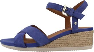 Geox Femme, Chaussures, Bleu, Taille: 37 EU Ischia Corda