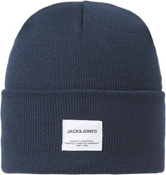 Jack & Jones Femme Jaclong Knit Beanie Noos Bonnet, Blazer Bleu Marine., Taille Unique EU