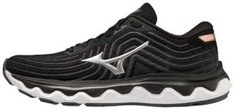 Mizuno Wave Horizon 6 Chaussures de Course pour Femme Noir/Argent/Rose, Black Silver Rosecopper, 38.5 EU