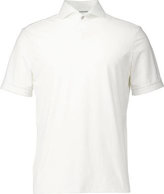 John Miller Homme, Tops, Blanc, Taille: L Polo Slim Fit