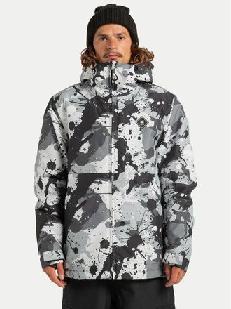 DC Skijacke Basic Print ADYTJ03097 Grau Regular Fit