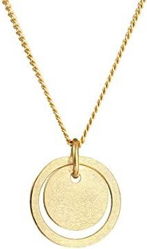 Elli Collier pour femme avec pendentif en forme de cercle ouvert - Tendance - Mat - En argent sterling 925, 450, Argent sterling, Sans