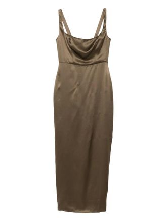 Reformation robe Ambre - Marron