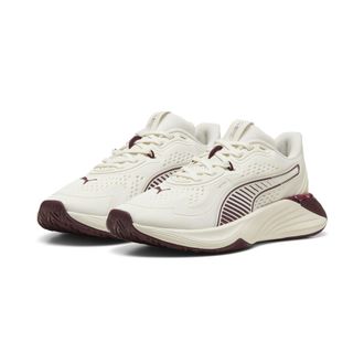 Puma Damen Pwr Hybrid Tr WNS Floral Ribbon Crosstrainer, Rubinrot, warmweiß, glitzernd, 40 EU