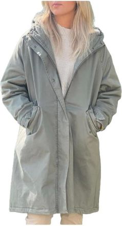 BLONDE No.8 Blonde No.8, Femme, Manteaux, Vert, Taille: 42 FR Emma Long Hooded Coat