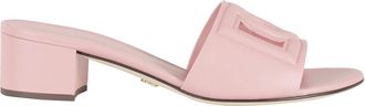 Dolce & Gabbana Femme, Chaussures, Rose, Taille: 38 EU Ciabatta Tacco Vitello Liscio